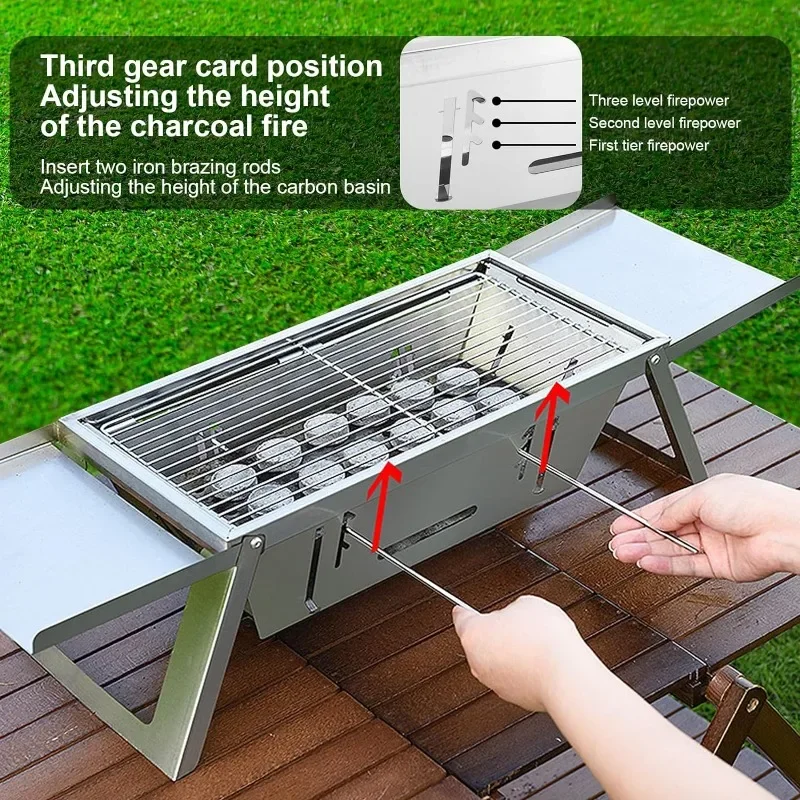 Portable-Charcoal-Grill-Folding-Barbecue-Small-BBQ-Grill-Lightweight ...