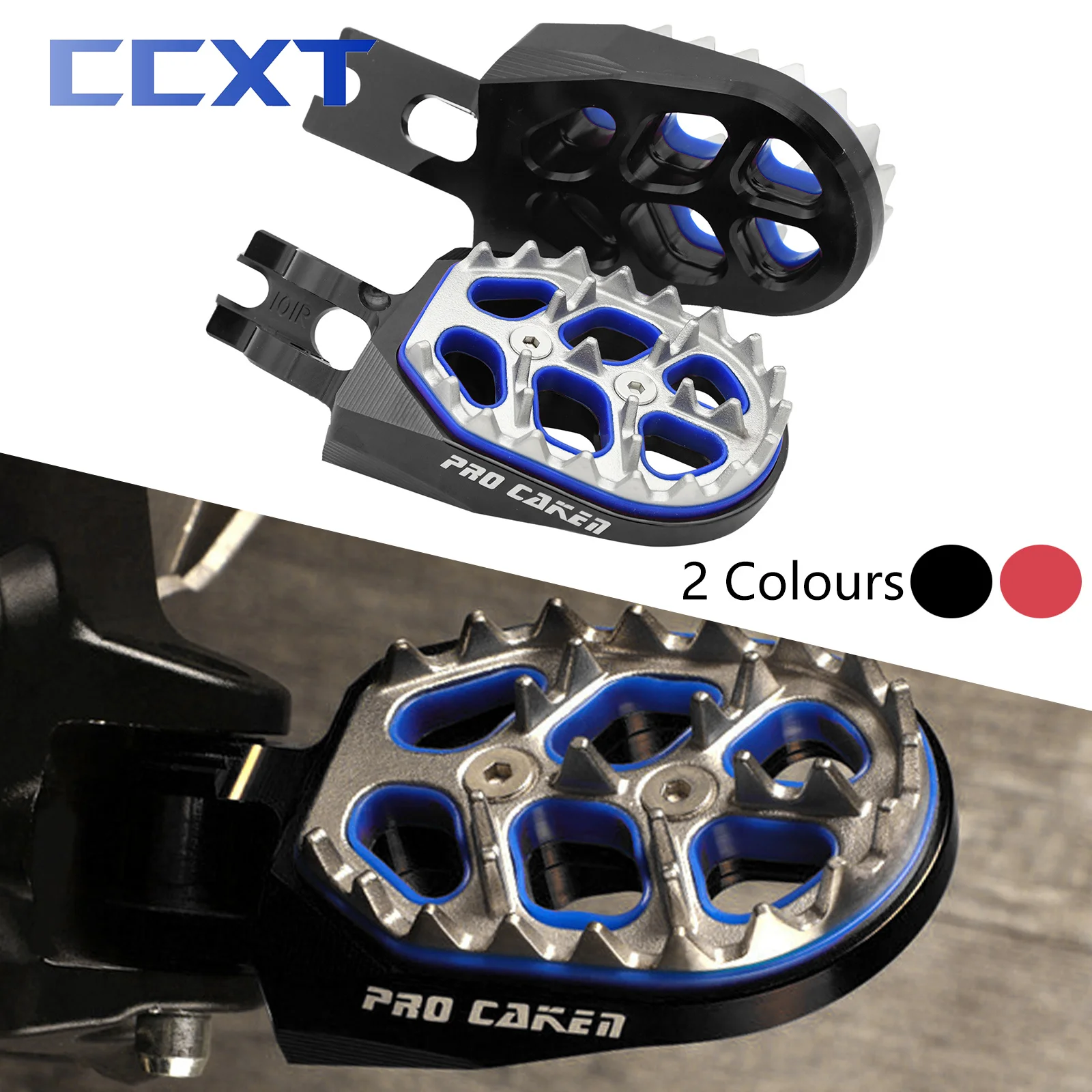Motocross-CNC-Aluminum-Rests-Pedals-Foot-Pegs-Footpegs-For-Honda-CR125 ...