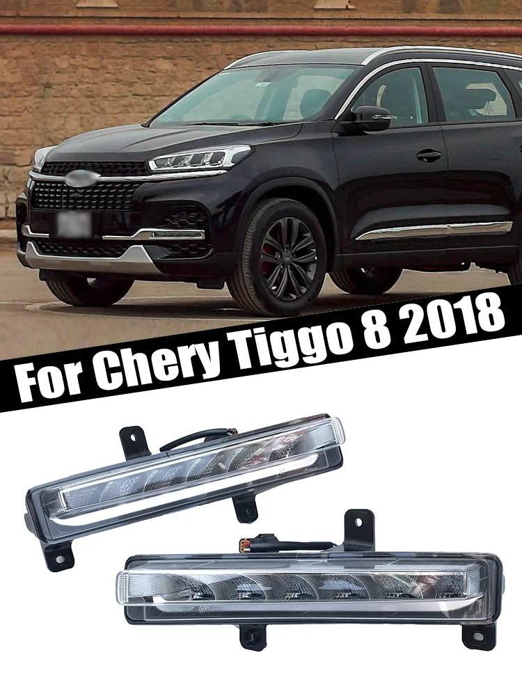 Front-Bumper-LED-Fog-Lamp-Daytime-Running-Light-For-Chery-Tiggo-8-2018 ...