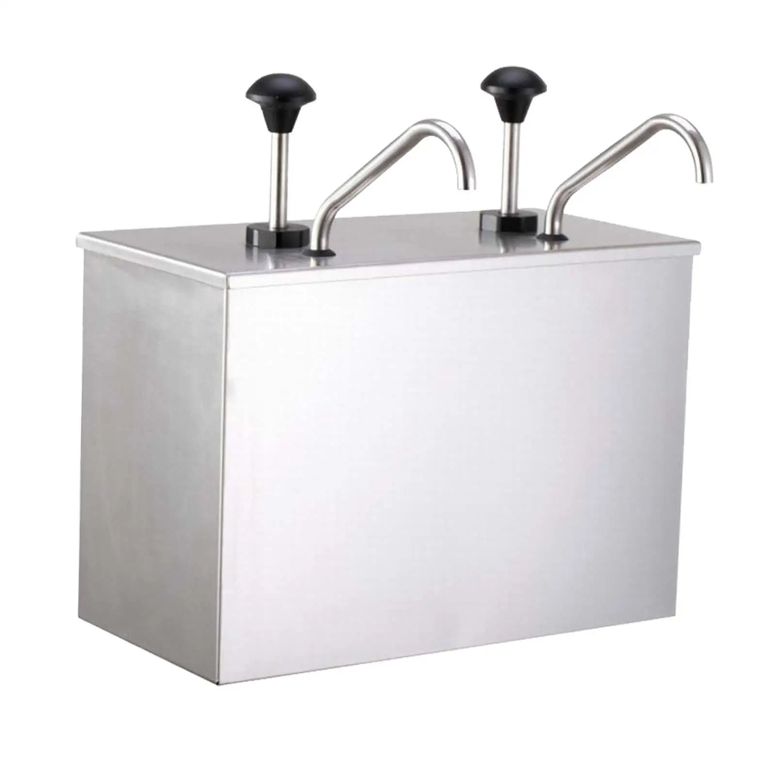 Sauce-Pump-Dispenser-Stainless-Steel-Large-Capacity-Condiment ...