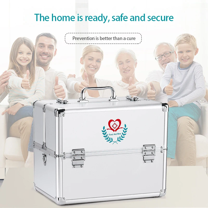 Aluminum-alloy-medicine-box-Household-medicine-box-Emergency-outpatient ...