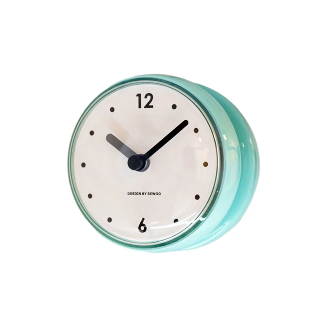 Waterproof And Anti-Fog Design Sucker Wall Clock Plastics 75x75mm ...