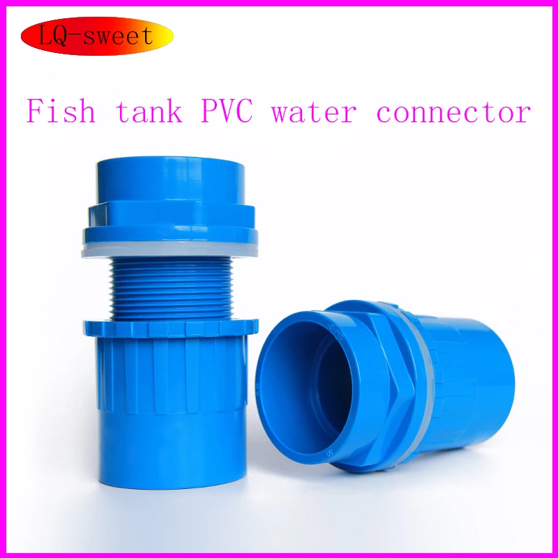 PVC-25mm-To-50mm-Fish-Tank-Joint-Waterproof-Water-Pipe-Adapter-Aquarium ...