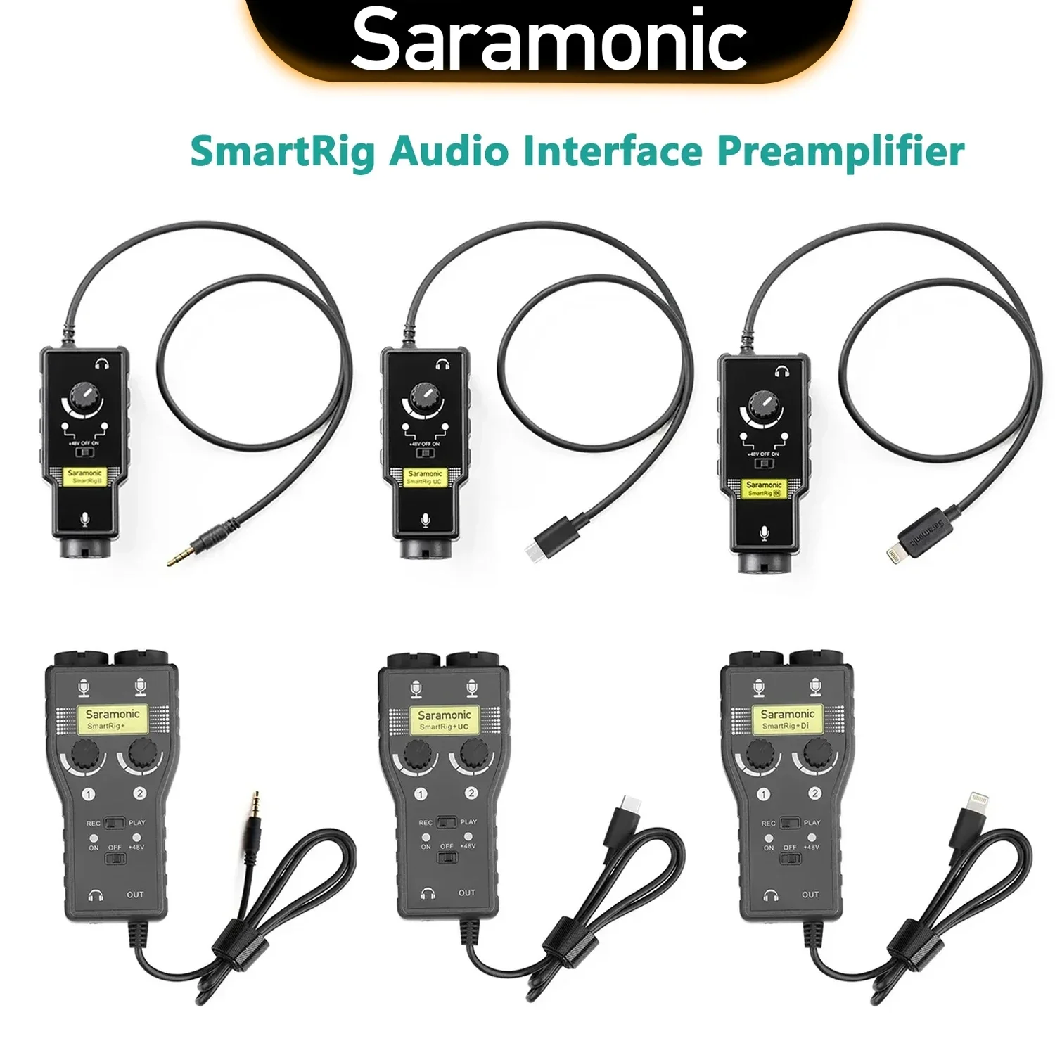 Saramonic-smartrig-audio-interface-vorverst-rker-f-r-xlr-mikrofon-6-3mm-gitarre-smartphone ...