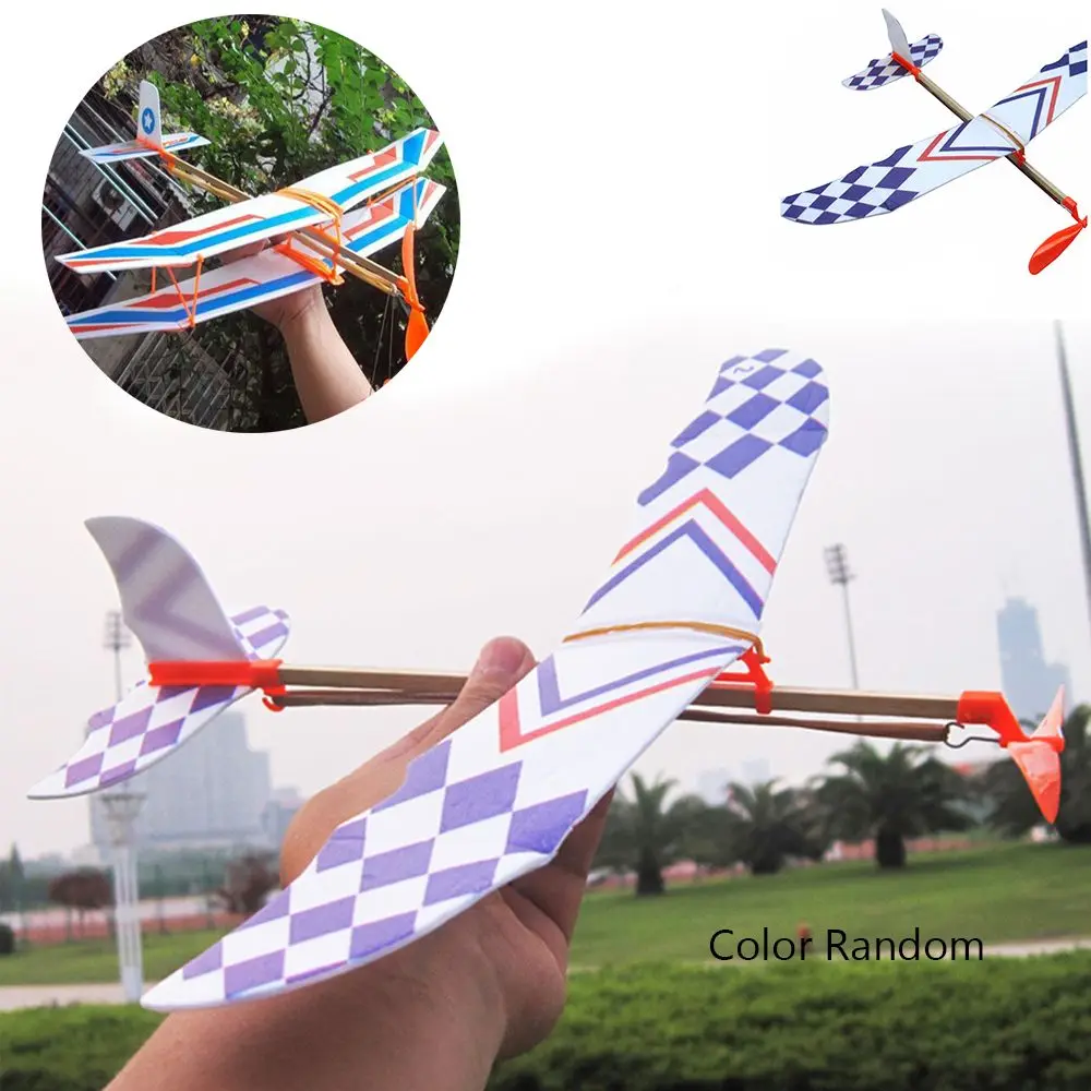 SALE Educational Toy Christmas best gift Elastic Rubber Airplane ...