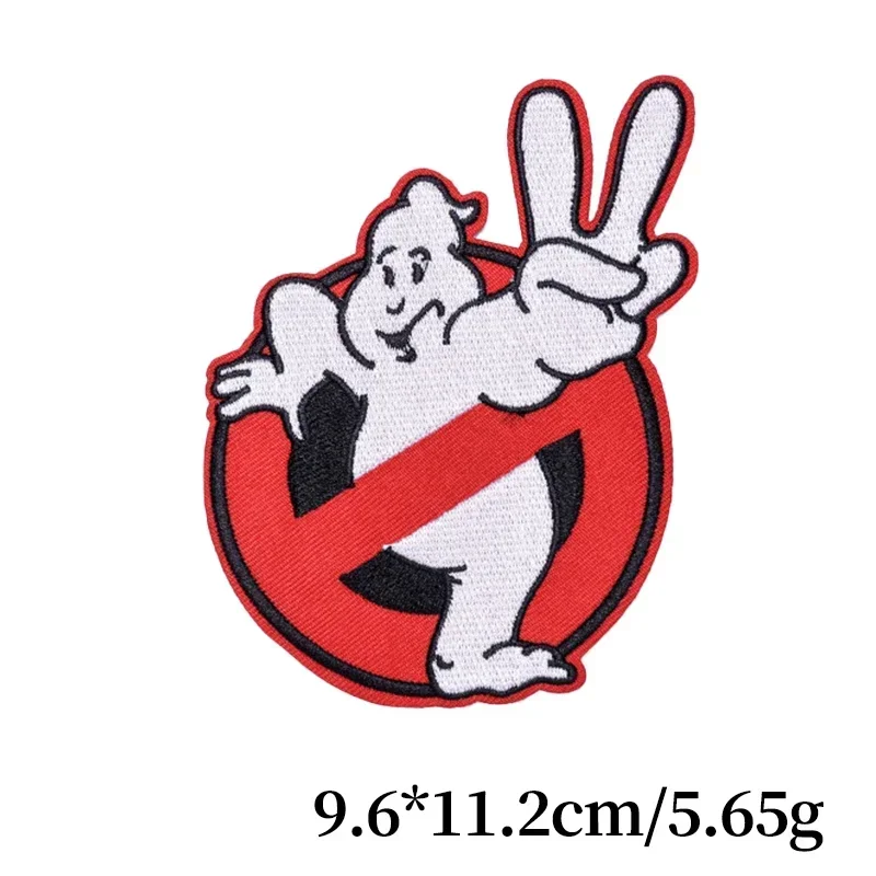 Ghostbuster Embroidered Iron-On Patch – Punk Horror Movie Tactical ...