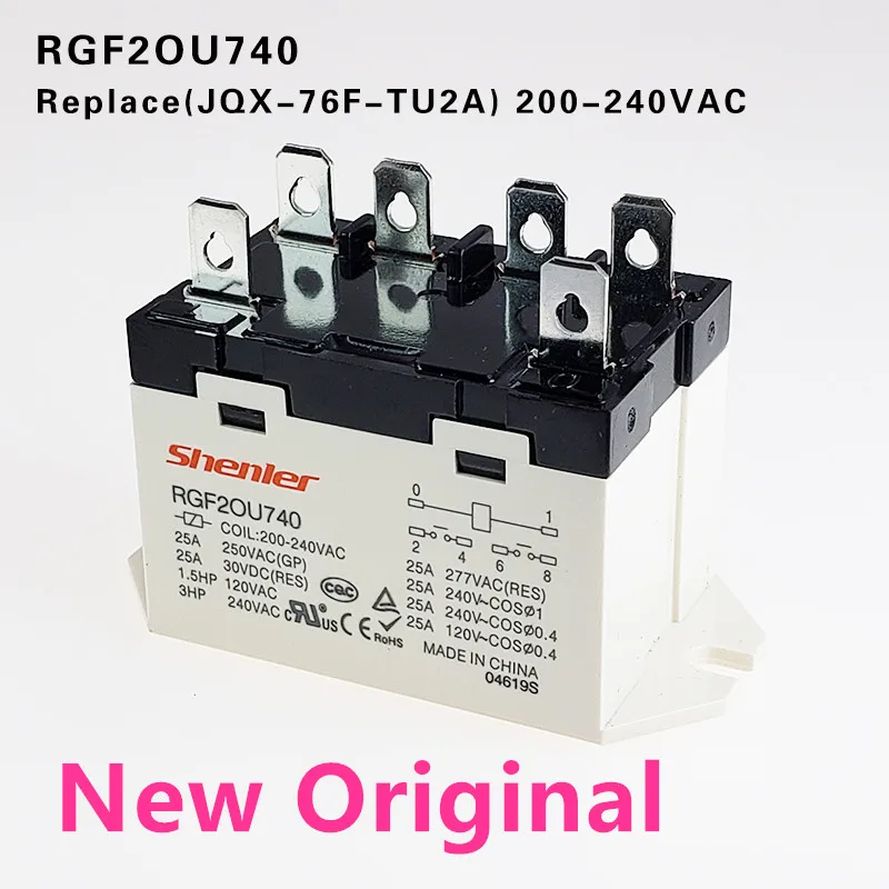 New-Original-Power-relay-RGF2OU740-RGF2OU900-220VAC-380-400VAC-25A-6PIN ...