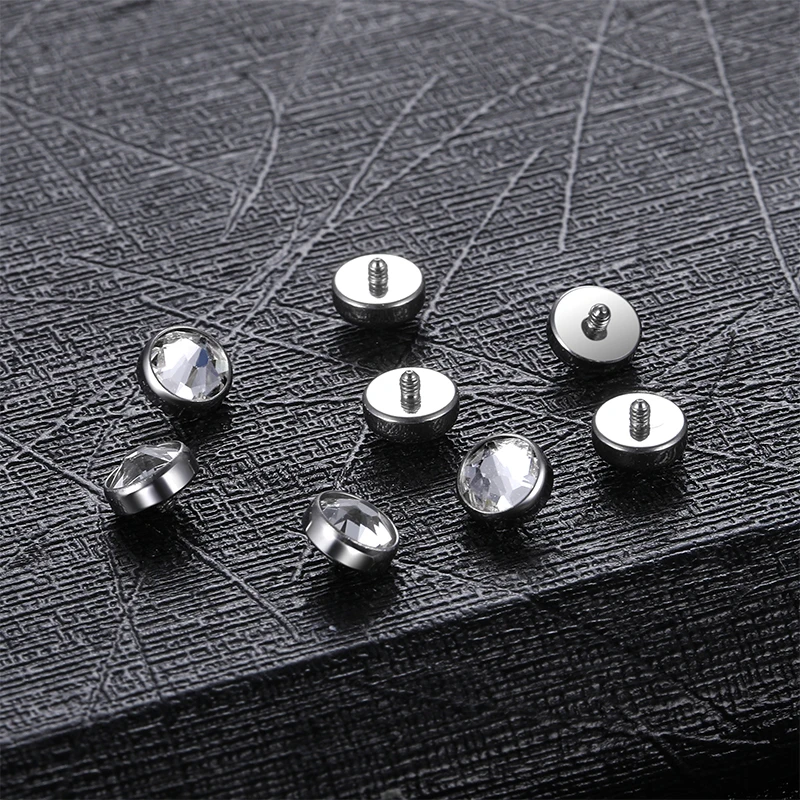 Micro Dermal Piercing 5mm Titanium | Titanium Dermal Anchor Jewelry ...