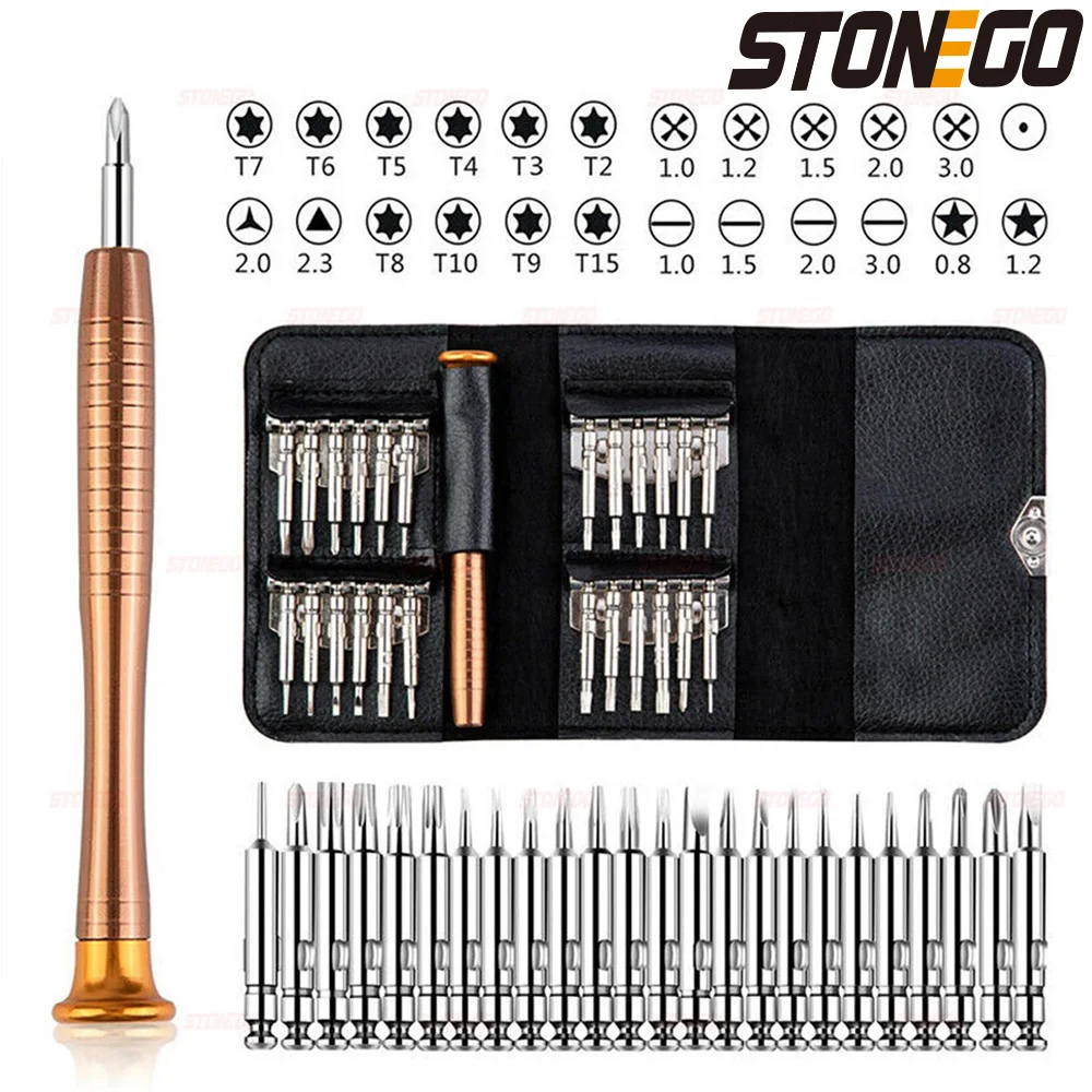STONEGO 1Set 25 in 1 Screwdriver Set Torx Multifunctional Precision ...