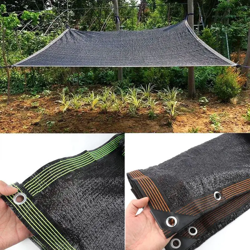 4Pin-50-65-HDPE-Anti-UV-Black-Sun-Shade-Net-Greenhouse-Gazebos-Screen ...