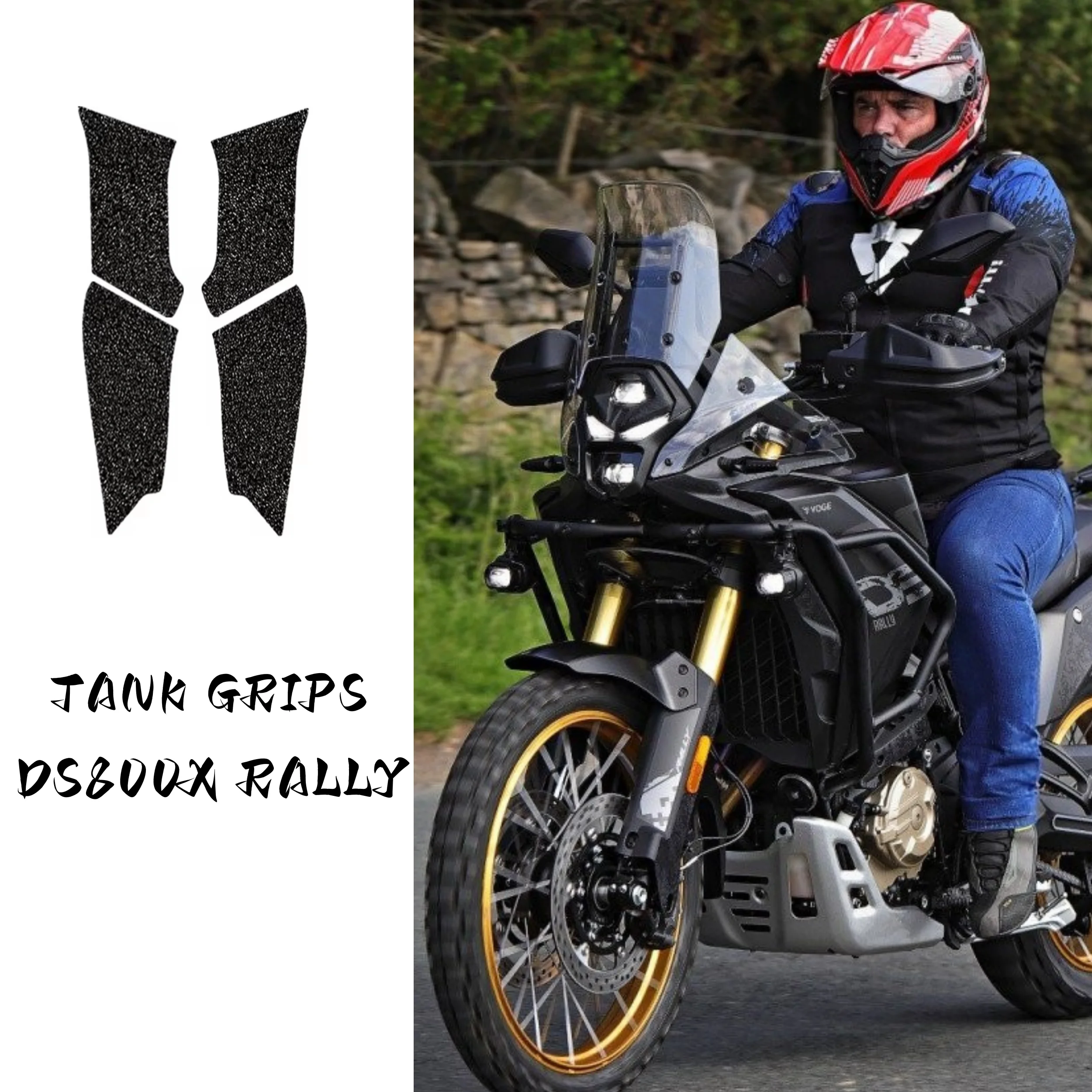 DSX800 Rally Adventure Thickened Frosted Tank Sticker For VOGE DS 800X ...