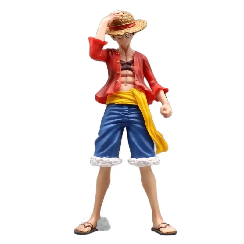 One-Piece-Monkey-D-Luffy-Wearing-straw-hat-9-Animation-Figure-the-top ...