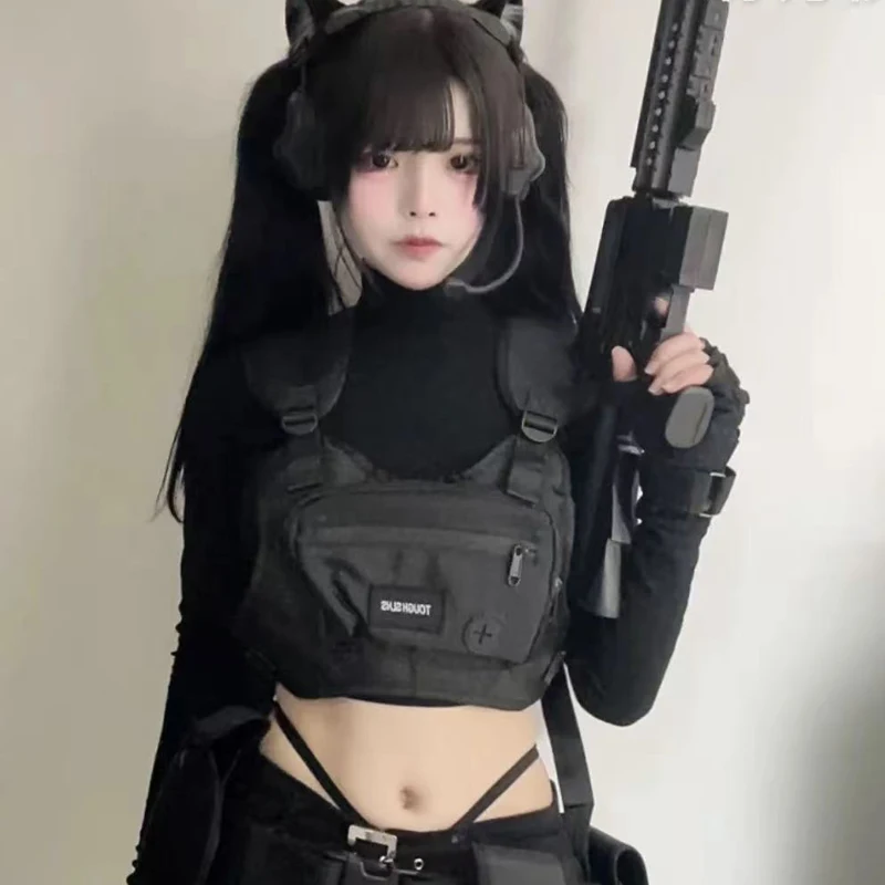 Fashion Chest Rig Bag Hip Hop Streetwear Functional Tactical Chest Bags ...