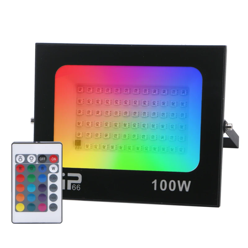 Outdoor-Lighting-RGB-Flood-Light-IP66-Waterproof-RGB-Spotlight-LED ...