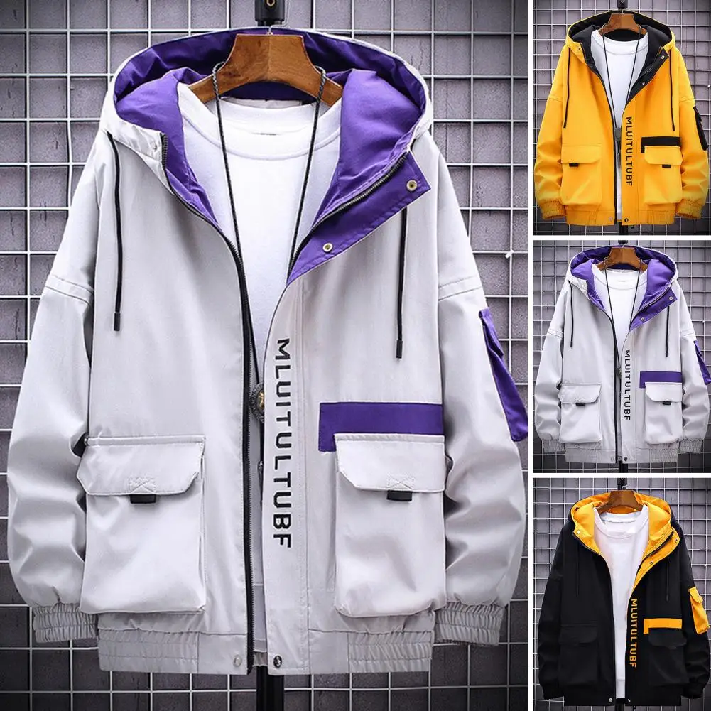 Long-Sleeved-Cargo-jacket-men-harajuku-windbreaker-jackets-hooded-hip ...