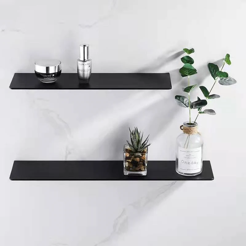 Modern-Matte-Black-Bathroom-Shampoo-Rack-30-50-CM-Bathroom-Organiser ...