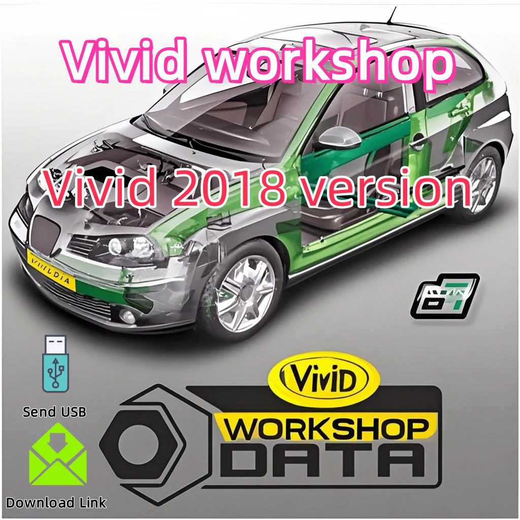 2025 Newest Auto Software Vivid Workshop Data A Technik 2018.01V Atris ...
