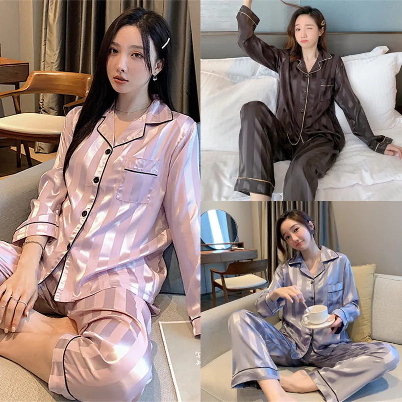 Ice-injSweet-Pyjama-deux-pi-ces-manches-longues-pour-femmes-pyjama ...