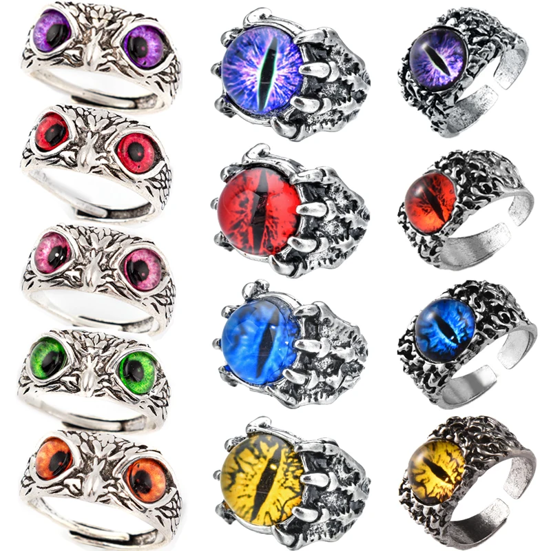 Dragon Eyes Rings | Devils Eye Ring | Animals Dragons | Snake Eye Rings ...