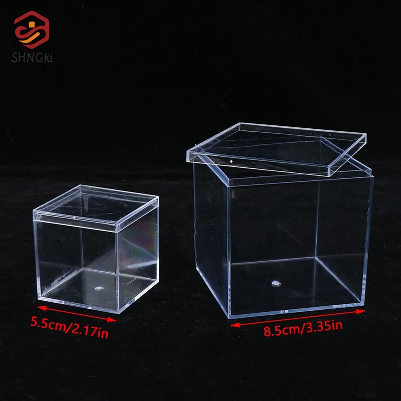 1pc-Transparent-Acrylic-Boxes-With-Cover-Plastic-Organizer-For-Home ...