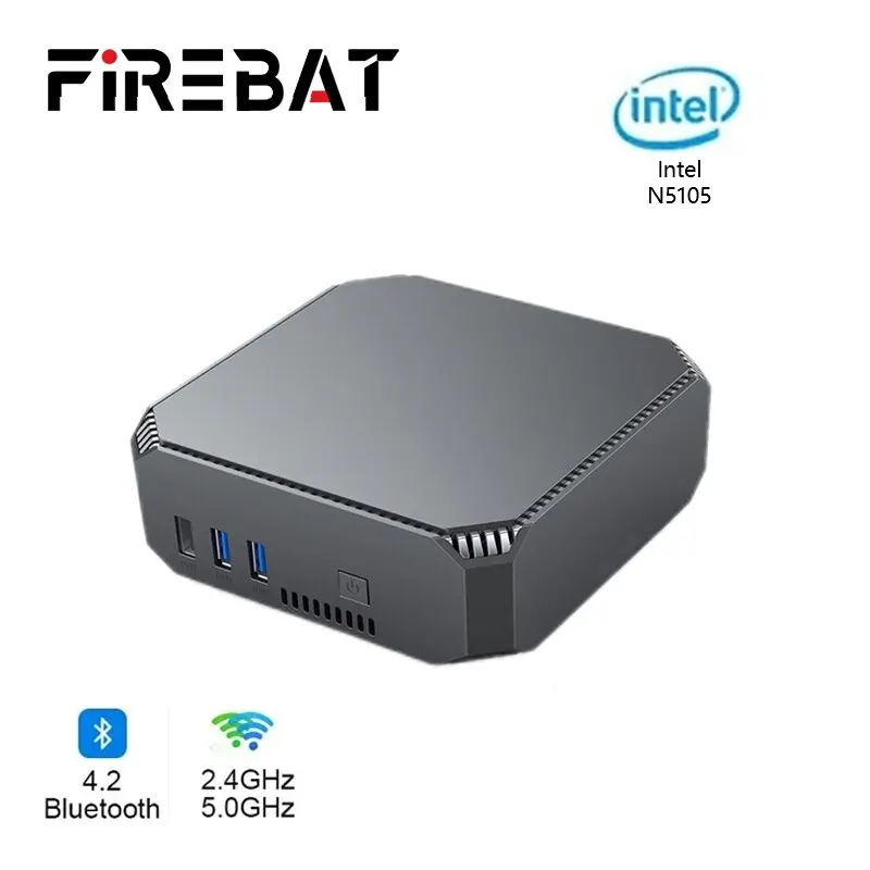 FIREBAT AK2 PLUS PRO MiniPC Intel N95 N5105 Dual Band WiFi5 BT4.2 16GB ...
