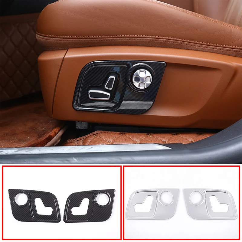 Carbon Fiber Chrome Style for Maserati Levante Ghibli Quattroporte Seat ...