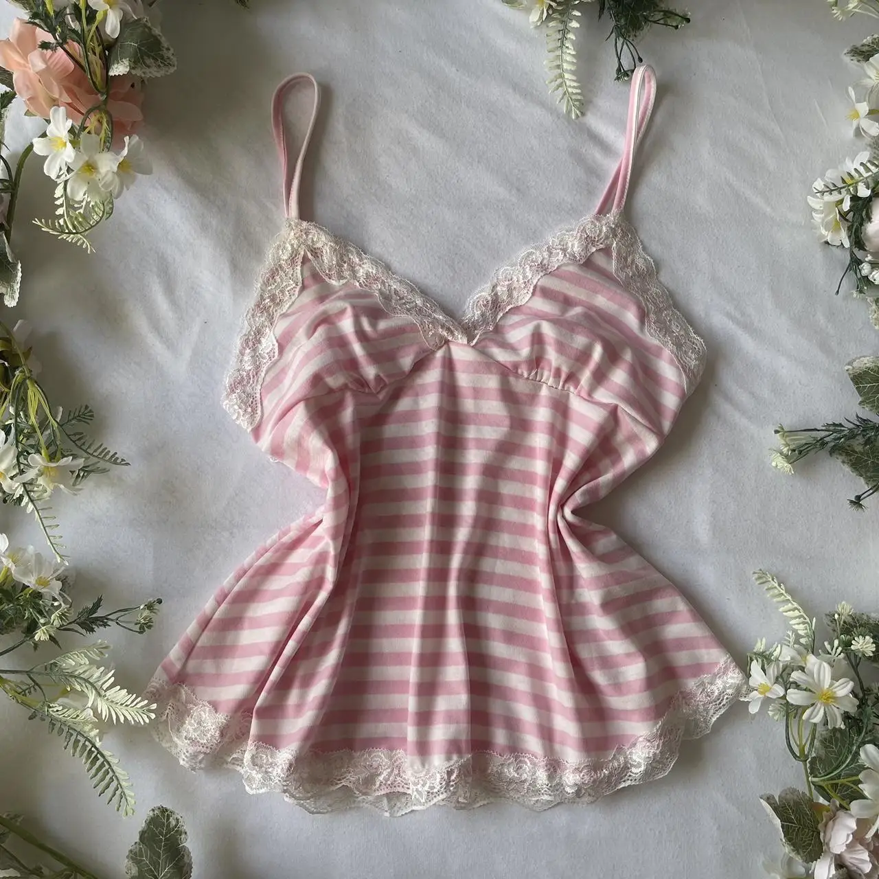 Rock-Classic-Streak-Woman-Aesthetic-Lace-Halter-tops-Vintage-Y2K-Maiden ...