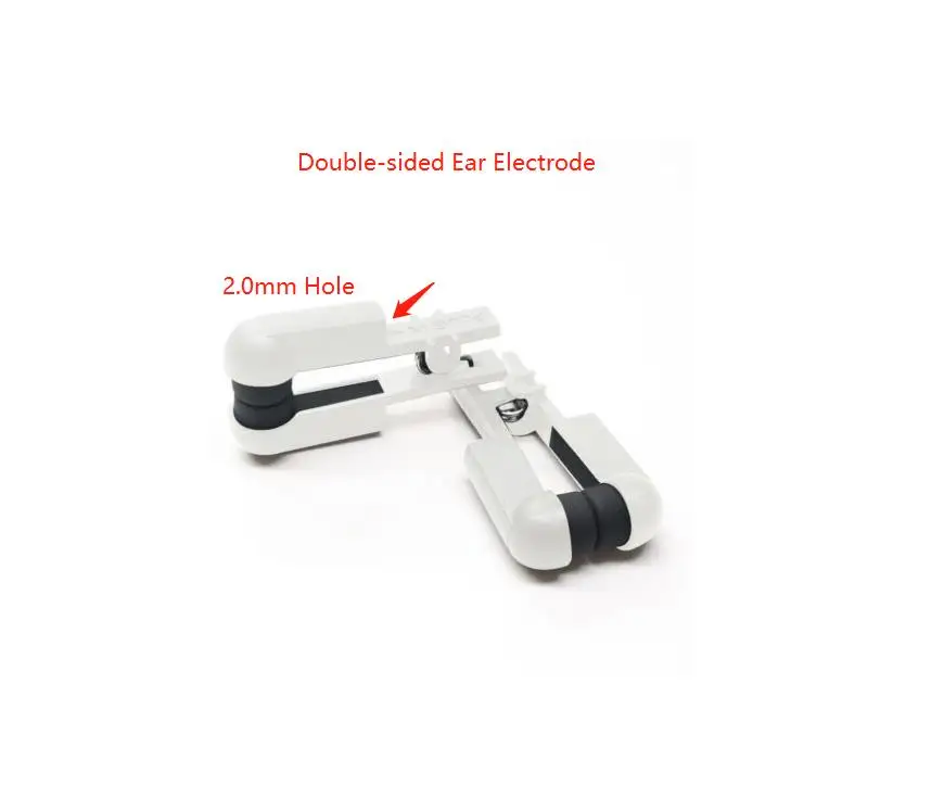 4pcs-2PAIR-New-white-Double-sided-Silicone-Electrode-Clips-Adapter-for ...