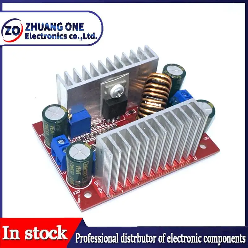 DC 400W 15A Step-up Boost Converter Constant Current Power Supply LED Driver 8.5-50V to 10-60V ...