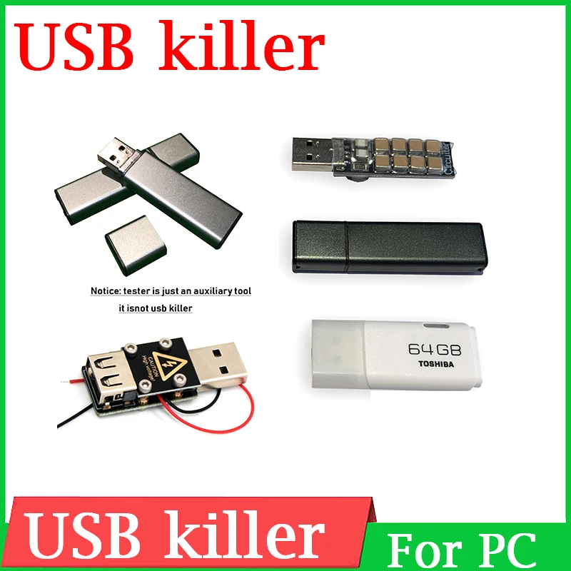 USB killer V3.0 USBkiller U Disk Miniatur power USB High Voltage Pulse ...