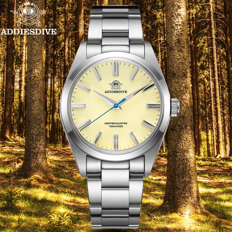 ADDIESDIVE-36mm-Stainless-Steel-Man-Quartz-Watch-Sapphire-VH31-Movement ...