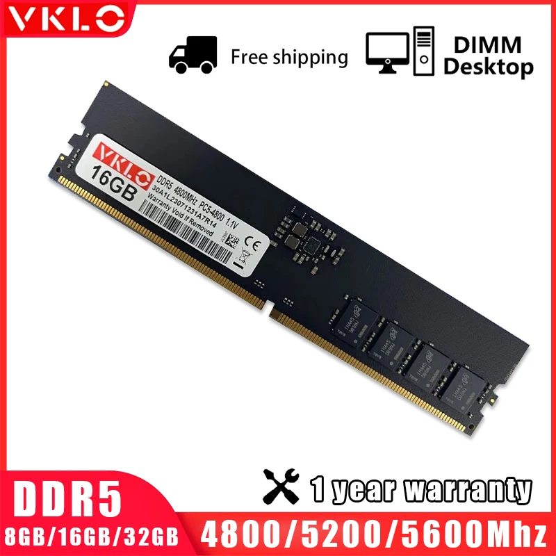 DDR5-4800MHz-5200MHz-6000MHz-8GB-16GB-24GB-32GB-48GB-UDIMM-Memory-Ram ...