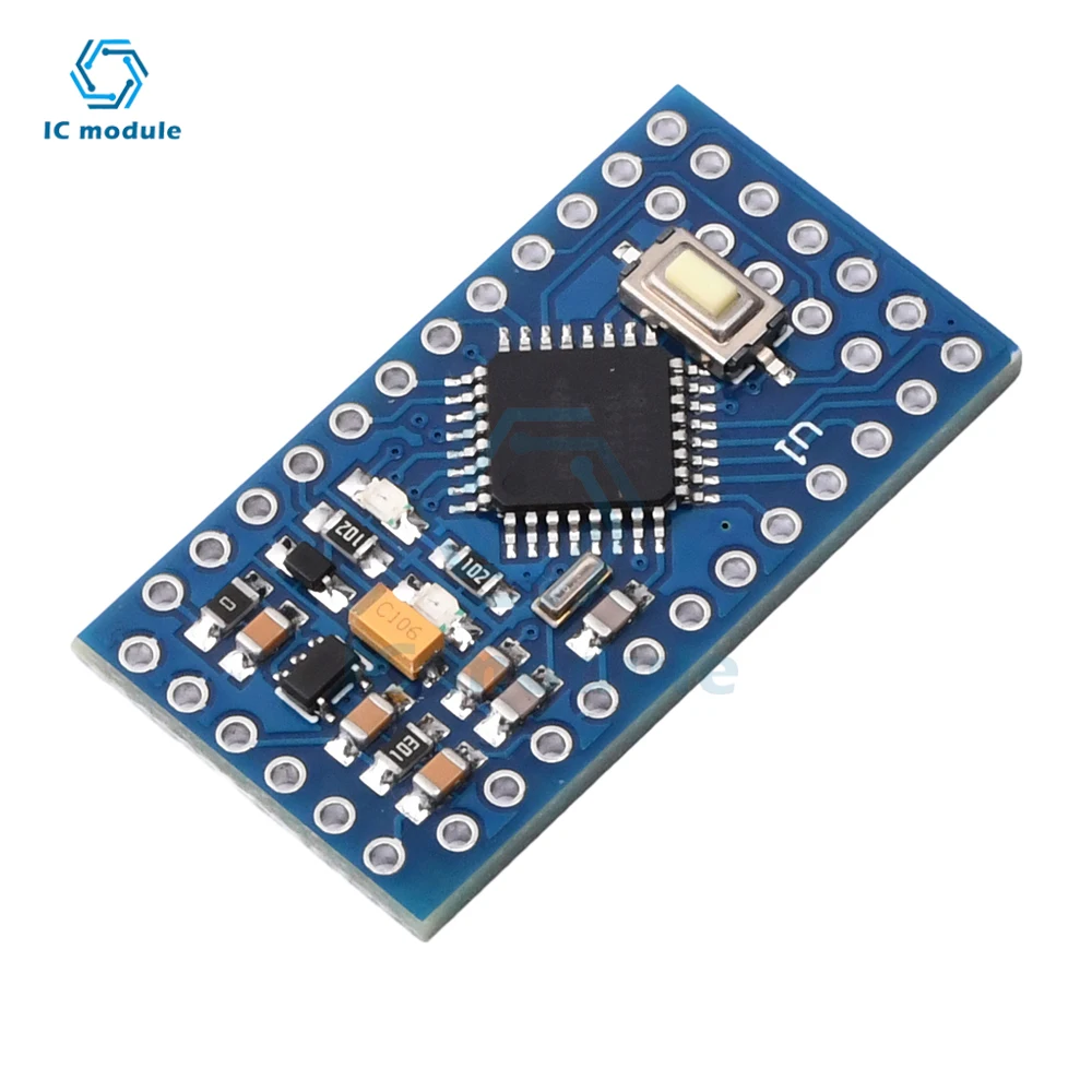Pro-Mini-Atmega168PAU-5V-16MHz-improved-version-development-board-core ...