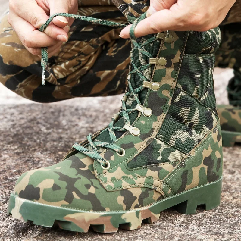 Botas-t-ticas-de-camuflagem-do-ex-rcito-para-homens-Sapatos-de-seguran ...