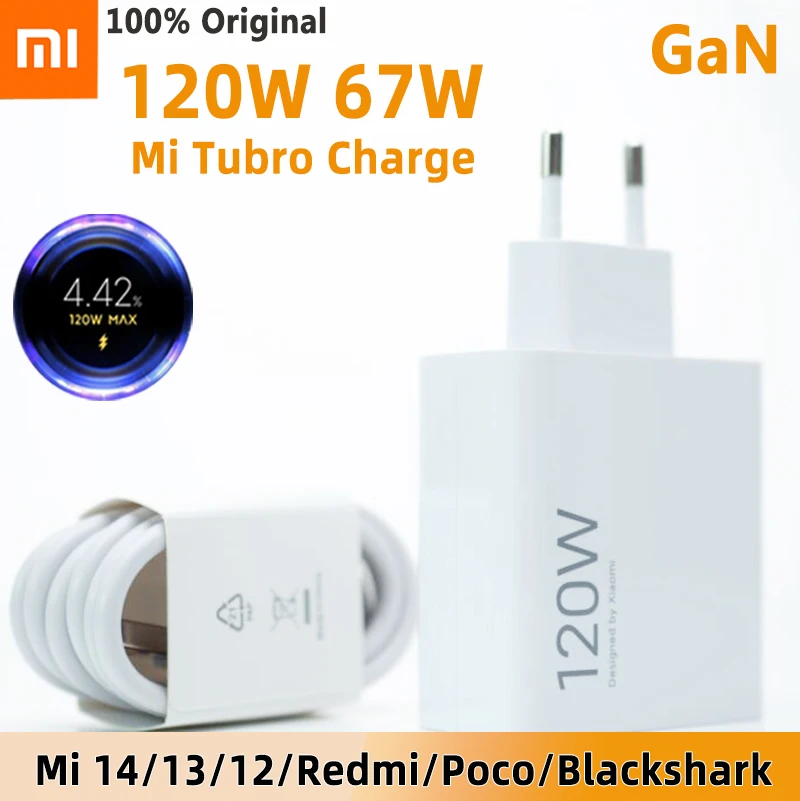 Original-Xiaomi-14-Pro-13-120w-Charger-GaN-67w-Mi-Turbo-Charge-Power ...