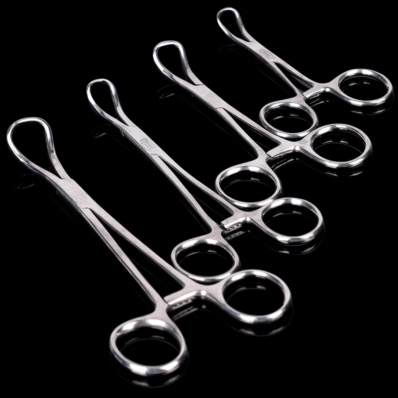 1pc Dental Surgical Tweezers Cloth Towel Clamp Forceps 9/11/14/16cm ...