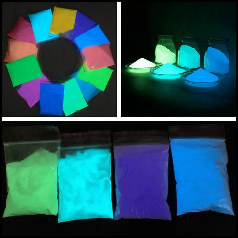 20g-Neon-Phosphor-Luminous-Pigment-Glowing-In-The-Dark-Powder-High ...