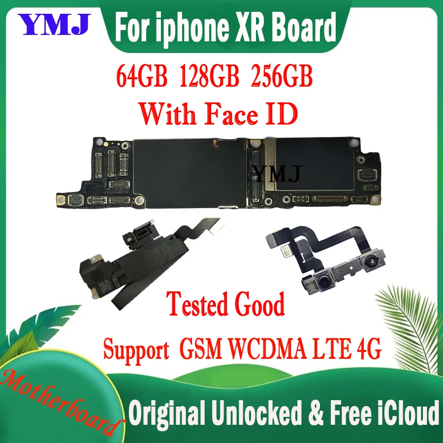 64GB-128GB-256GB-For-Iphone-XR-Logic-Board-Unlocked-MainBoard-With-NO ...