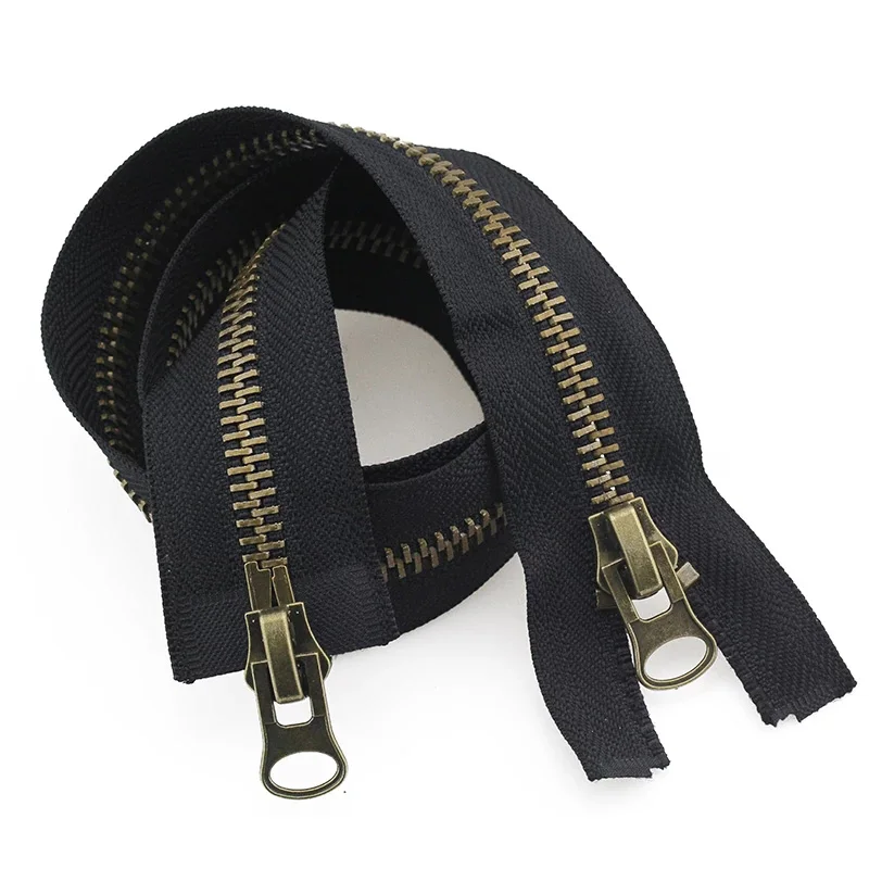 1pcs-Garment-Accessories-Long-Zip-Metal-Zipper-Double-Slider-Open-Ended ...