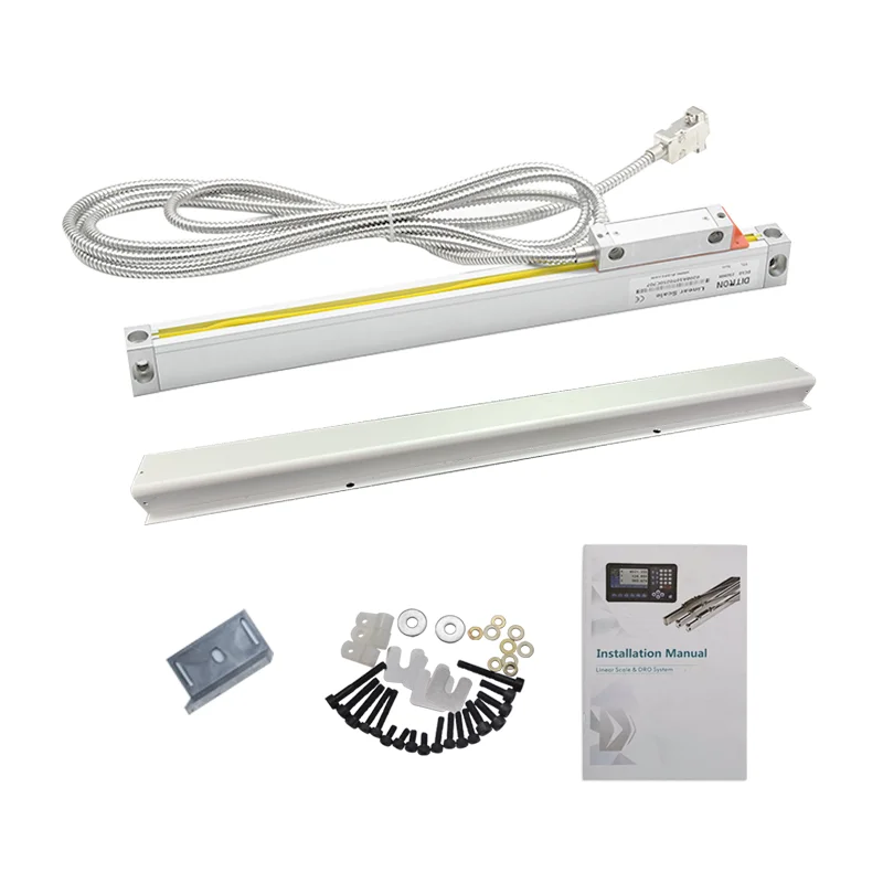 High Precison DITRON Optical Grating Ruler 50 1000mm 0.005mm Resolution ...