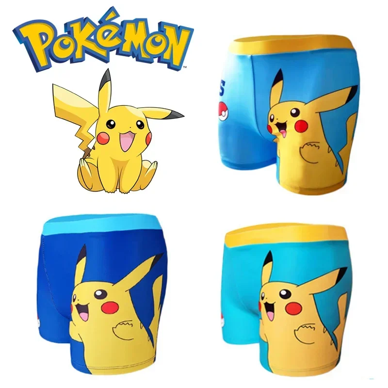 Pokemon-Pikachu-Toddler-Boys-Beach-Swimwear-Shorts-Baby-Kids-Children ...