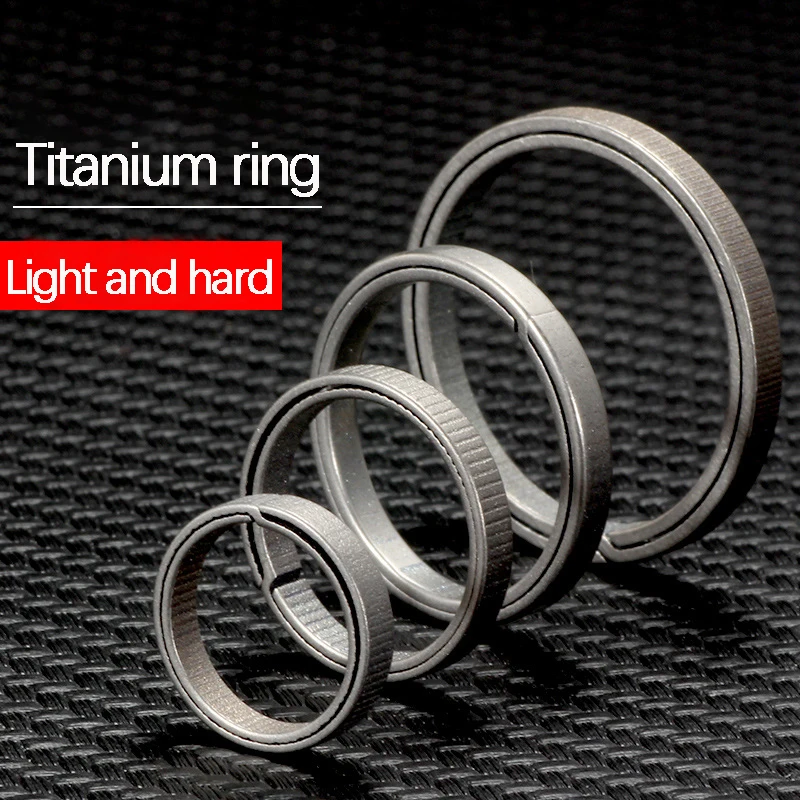 Ultra-light-and-Hard-Titanium-Alloy-Key-Ring-Key-Chain-Buckle-Pendant ...