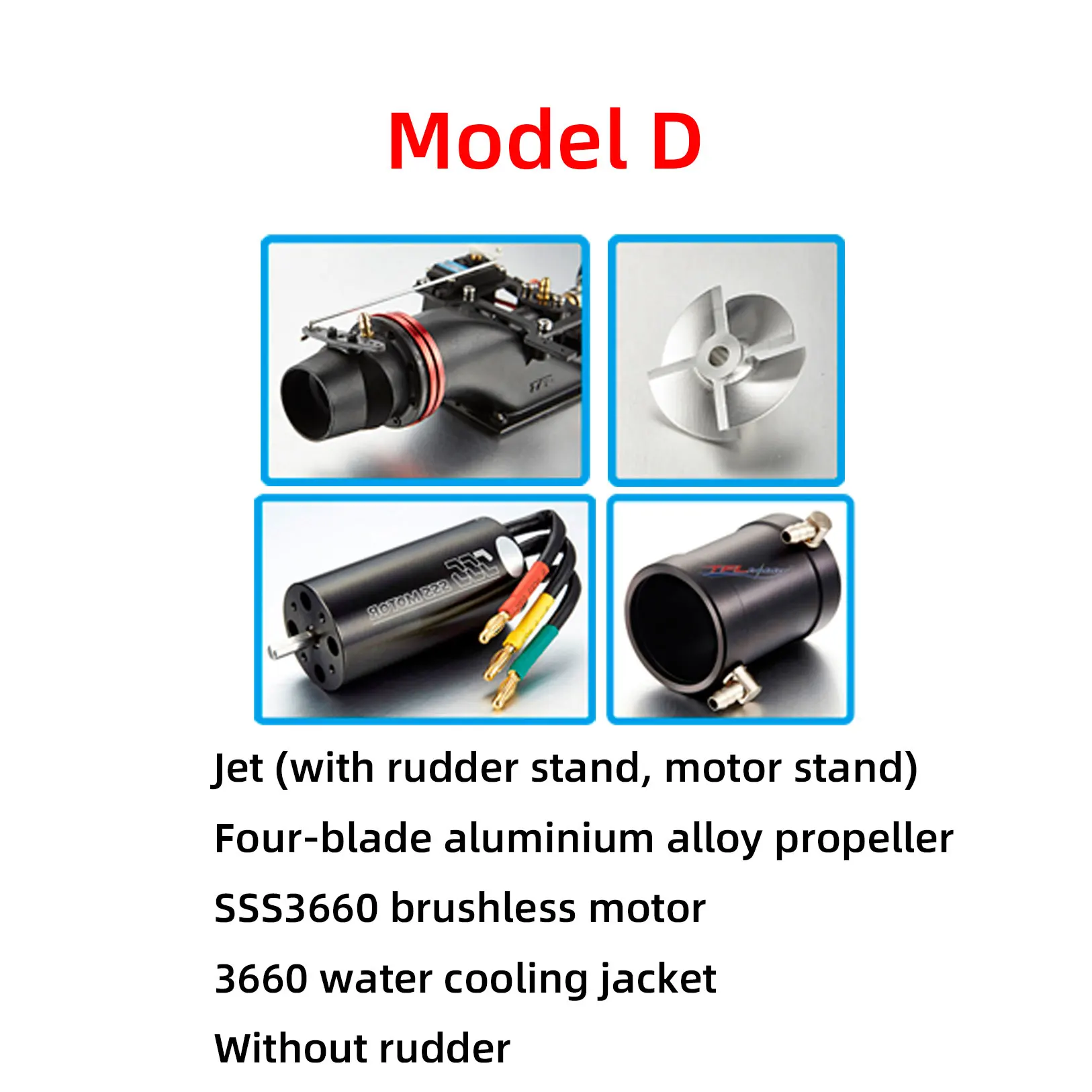TFL RC boat B54253 Water jet thruster jet pump Water jet drive boat ...