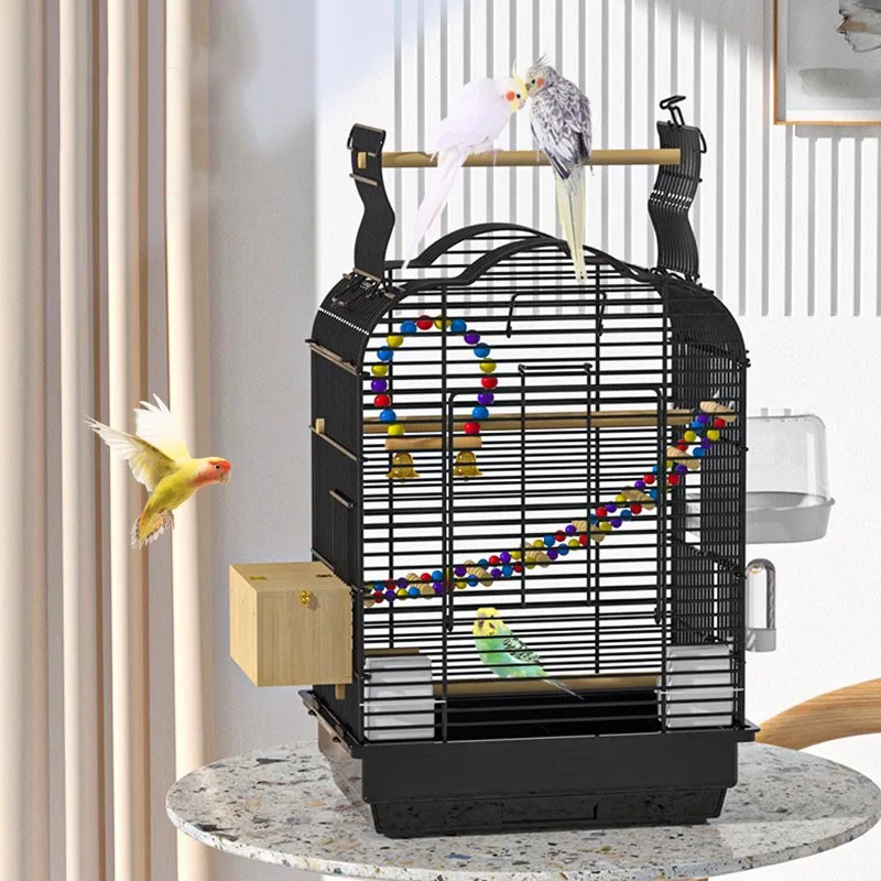 Outdoor-Small-Bird-Cages-Playground-Parrot-Perches-Protector-Bird-House ...