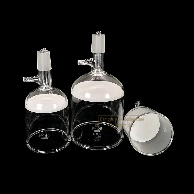 Chemistry Glassware Glass Buchner Funnel 24/29 Ground Joint Sand Core ...