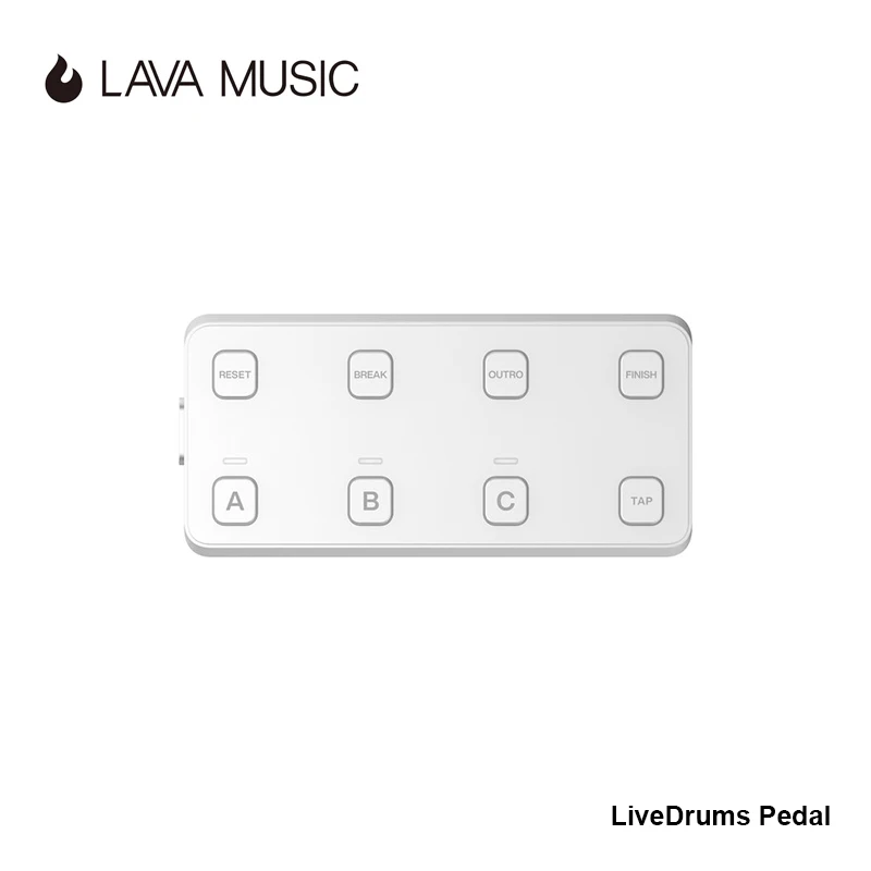 LAVA MUSIC LiveDrums Pedal Wireless Live Pedals Compatible with Lava ME ...
