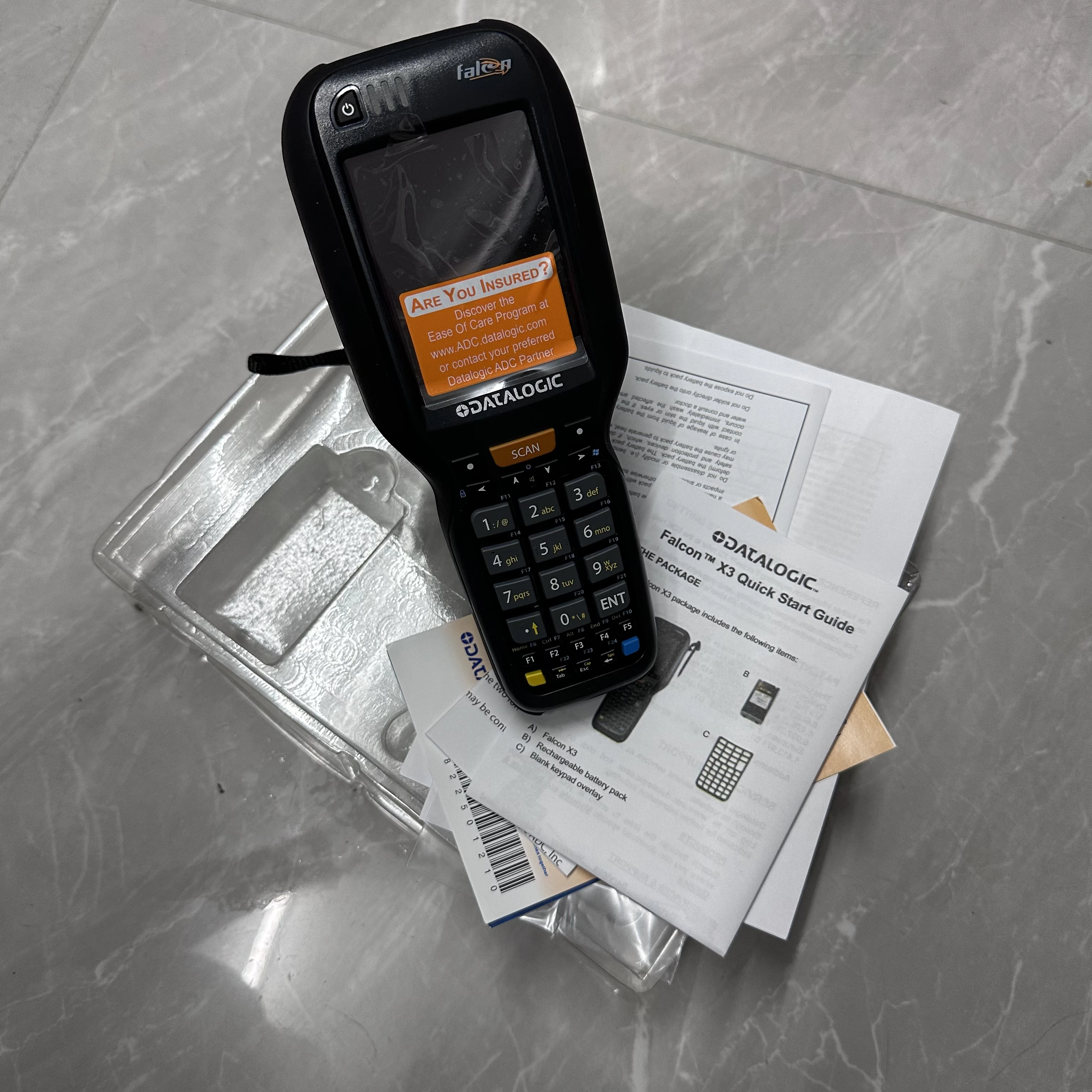 Open Box Datalogic Falcon X3 CE 6.0 Handheld 29Key PDA 00A0HP-3N0-CEU1 ...