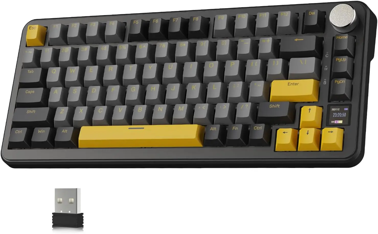 ATTACK SHARK X85 Wireless Mechanical Keyboard, TKL 82 Keys Bluetooth 5. ...