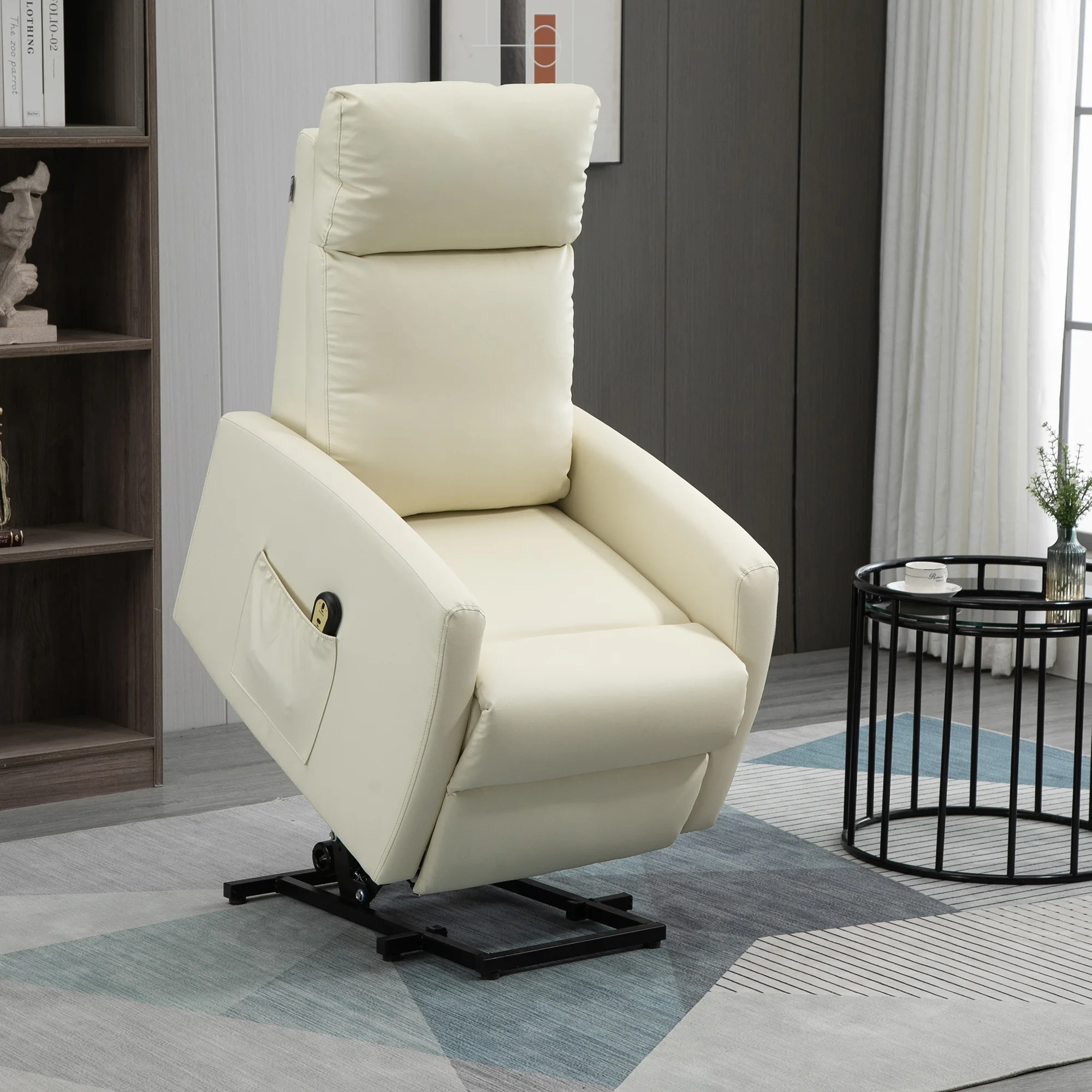 Homcom Reclining People Lifting Chair 145 ° Remote Control 67X95X105 cm ...