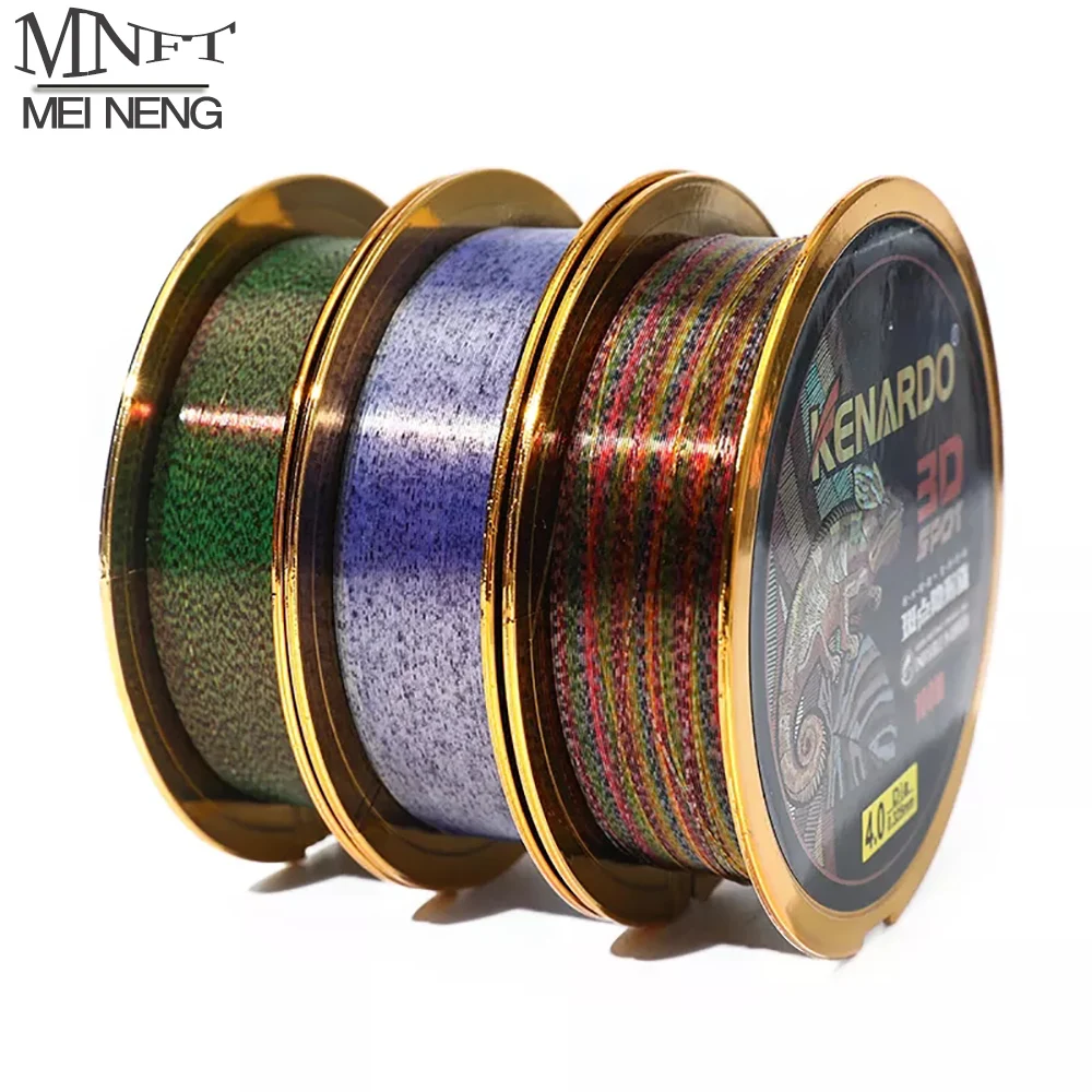 MNFT 100m Invisible Fishing line Speckle Carp Fishing 3D spoted Sinking ...